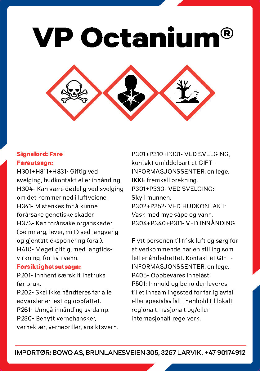 VP Octanium, qts – Race Support