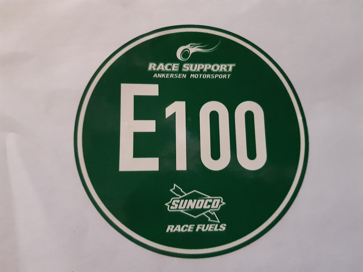 Sunoco E85 og E100 merker – Race Support